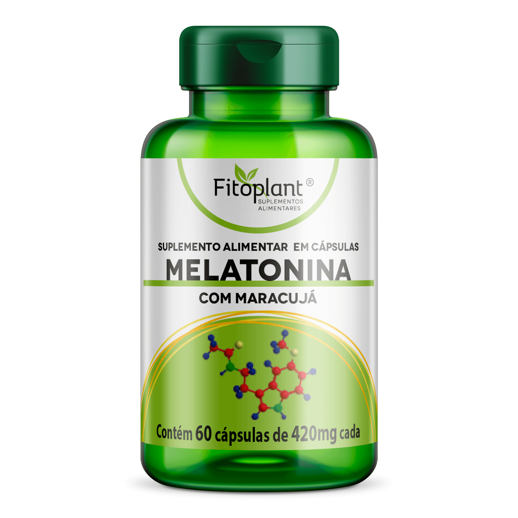 Melatonina 420mg 60 Caps – Fitoplant